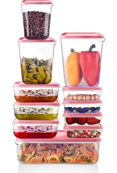 Arsimo 22 Parça Kapaklı Saklama Kabı Takımı