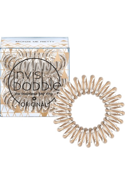 Invisibooble Bronze Me Pretty 3lü Saç Tokası Invisibooble Bronze Me Pretty 3lü Saç Tokası