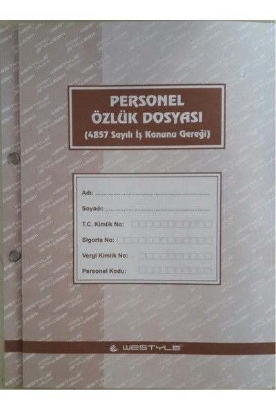Özkan Nalbantoğlu Özlük Dosyası 10’lu