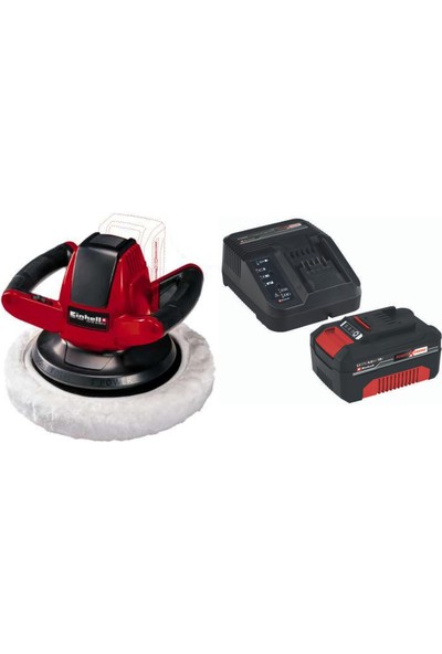 Einhell Ce-Cb 18/254 Li Akülü Polisaj Makinası 4.0AH Starter Kit Einhell Ce-Cb 18/254 Li Akülü Polisaj Makinası 4.0AH Starter Kit