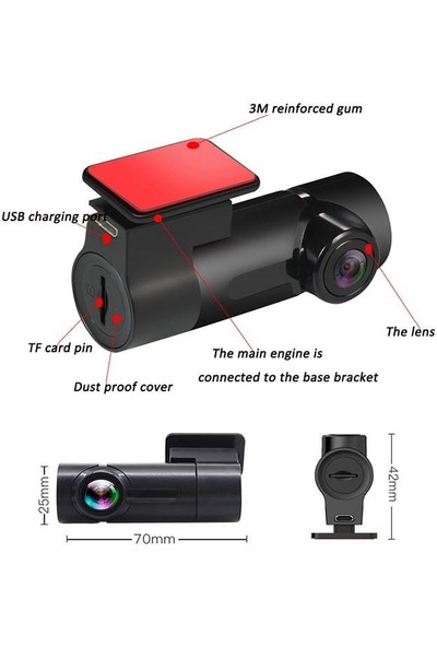 Zigver Araç Içi Kamera Hd Usb+Wifi Zigver Araç Içi Kamera Hd Usb+Wifi