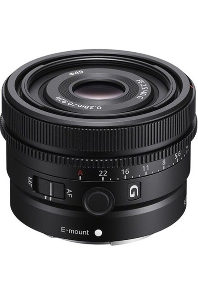 Sony Fe 40MM F / 2.5 G Lens (SEL40F25G) ( 2 Yıl Sony Eurasia Garantili) Sony Fe 40MM F / 2.5 G Lens (SEL40F25G) ( 2 Yıl Sony Eurasia Garantili)