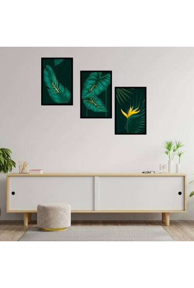 Kapbirhediye 3 Parçalı Çerçeve Görünümlü Mdf Tablo 13 Kapbirhediye 3 Parçalı Çerçeve Görünümlü Mdf Tablo 13