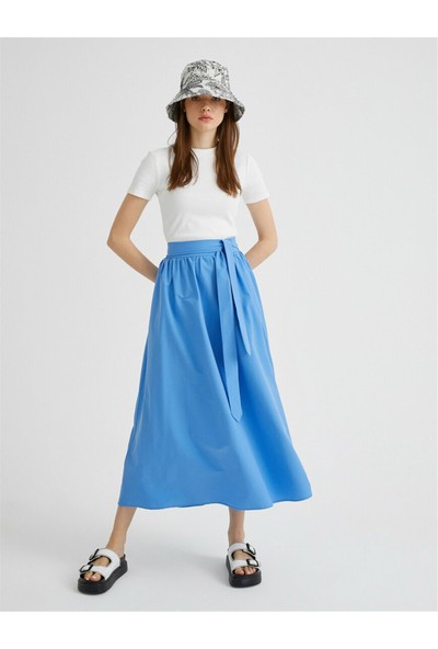 Koton Kadın Etek Mavi 1YAK78571CW