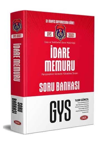 Data Yayınları 2021 Ceza ve Tevkifevleri İdare Memuru GYS Soru Bankası
