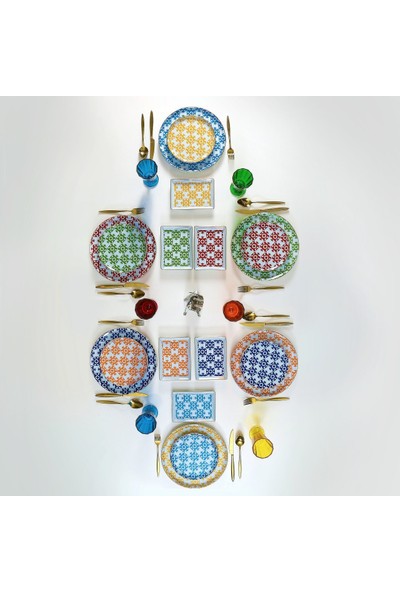 Porland Ethnical 18 Parça Servis Takımı