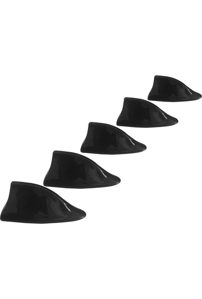 Compax Siyah Mini Anten Balıksırtı Süs Anteni Köpekbalığı Anten 5'li