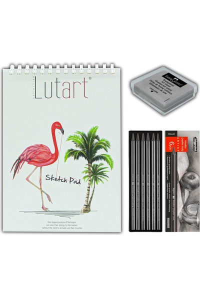 Lutart Karakalem Eskiz Başlangıç Seti - 34 Lutart Karakalem Eskiz Başlangıç Seti - 34
