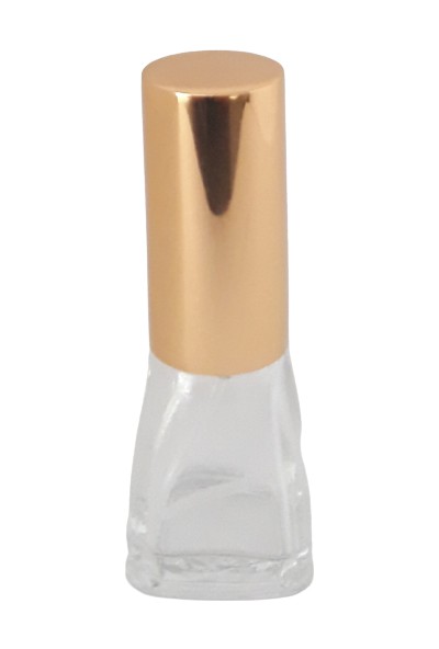 Dbyol Parfüm Şişesi 7 ml (3 Adet) Sarı Metal Sprey ve Kapak Boş