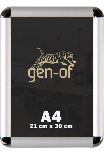 Gen-Of A4 Rondo Alüminyum Çerçeve 21 x 30 cm