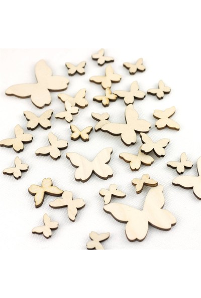 Nt Handmade 30 Adet Mini Kelebek Seti