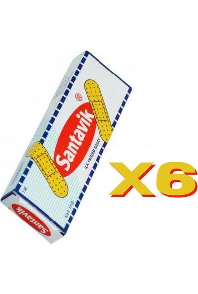 Santavik Yara Bandı 6 Paket (Toplam 60 Adet) Santavik Yara Bandı 6 Paket (Toplam 60 Adet)
