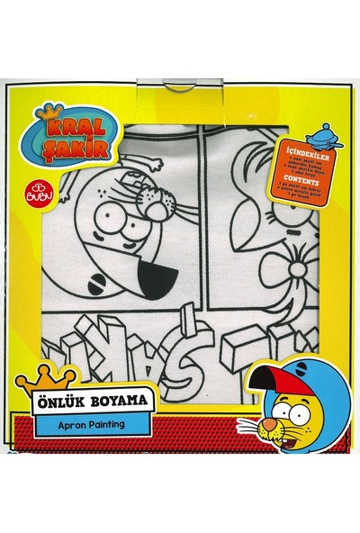 Bu-Bu AC001 Kral Şakir Önlük Boyama