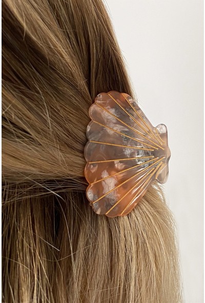 Takıştır Karışık Renk Orta Boy Deniz Kabuğu Mandal Toka