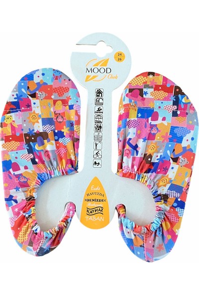 Mood Clup Kaydırmaz Çok Amaçlı Havuz ve Deniz Patiği Patchwork Mood Clup Kaydırmaz Çok Amaçlı Havuz ve Deniz Patiği Patchwork