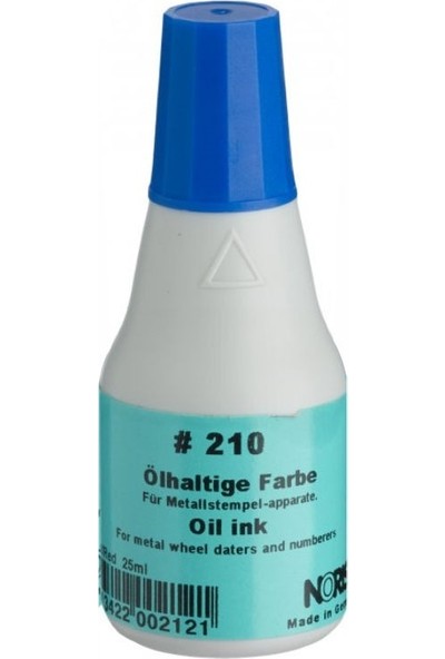 Noris Numaratör Mürekkebi Mavi 25 cc 210