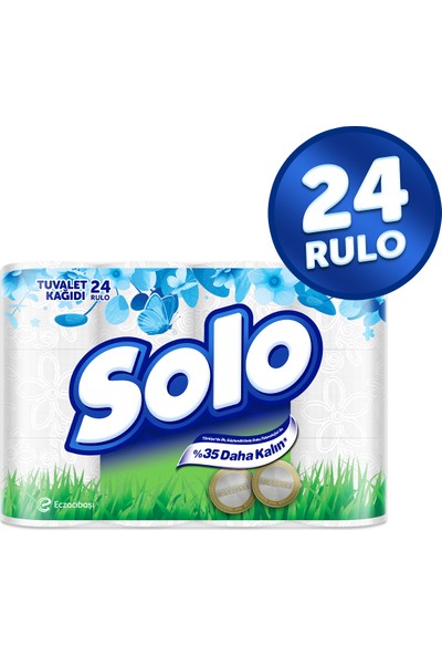 Solo Akıllı Seçim Tuvalet Kağıdı 24'lü Solo Akıllı Seçim Tuvalet Kağıdı 24'lü