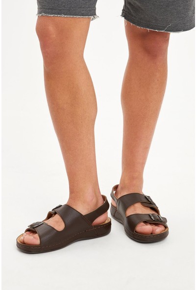 Defacto Suni Deri Sandalet S3874AZ20HS