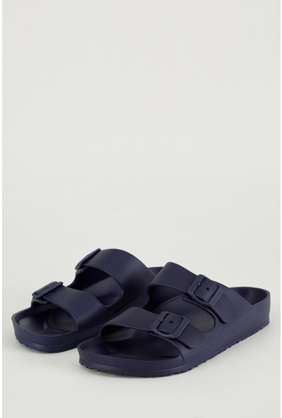 DeFacto Çift Bantlı Tokalı Terlik T5135AZNS