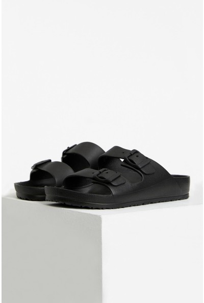 DeFacto Erkek Çocuk Eva Çift Bant Tokalı Ev Terliği T4054A6NS