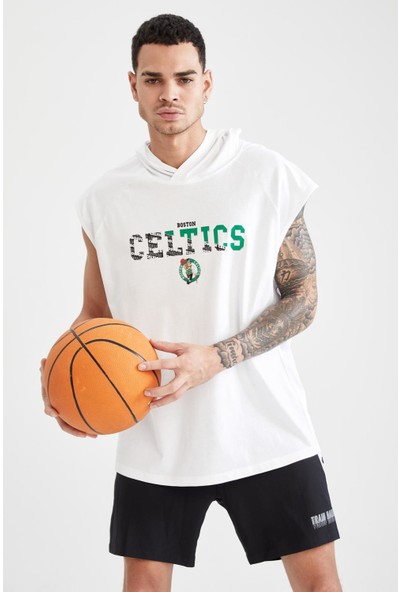 Defacto NBA Lisanslı Boston Celtics Baskılı Oversize Fit Kapüşonlu Kolsuz Tişört U4884AZ21HS Defacto NBA Lisanslı Boston Celtics Baskılı Oversize Fit Kapüşonlu Kolsuz Tişört U4884AZ21HS