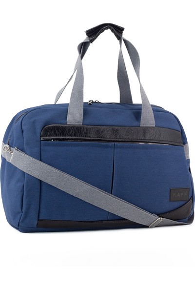 Dingabags Kaff Kanvas Küçük Boy Lacivert Seyahat Çantası