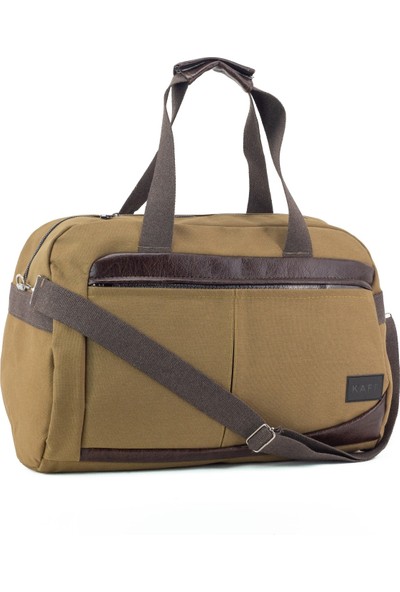 Dingabags Kaff Kanvas Orta Boy Camel Seyahat Çantası