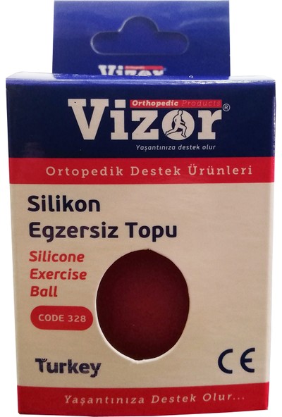 Vizor Silikon Egzersiz Topu