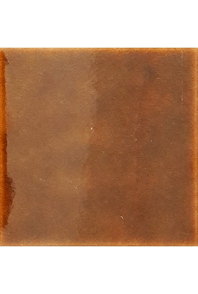 Armada Çini 12,5X12,5 cm Düz Karamel Çini Seramik Karo Armada Çini 12,5X12,5 cm Düz Karamel Çini Seramik Karo