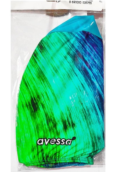 Avessa Dijital Baskılı Yeşil Desenli Bez Bone BB10-1