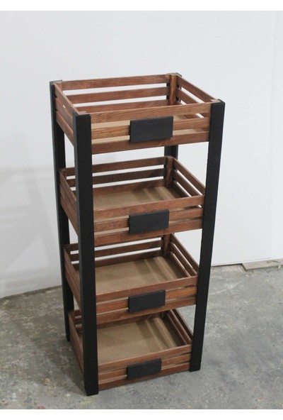 Demwood 40X30X100 Ebatlarında Klasik Ceviz Rengi Ahşap Sebzelik Dolap Raf Demwood 40X30X100 Ebatlarında Klasik Ceviz Rengi Ahşap Sebzelik Dolap Raf