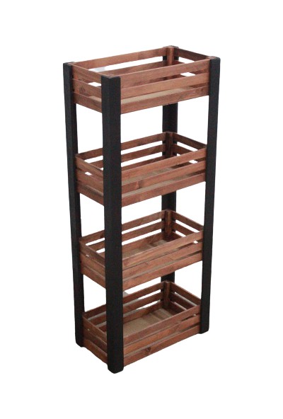 Demwood 40X20X100 Ebatlarında Klasik Ceviz Rengi Ahşap Sebzelik Dolap Raf Demwood 40X20X100 Ebatlarında Klasik Ceviz Rengi Ahşap Sebzelik Dolap Raf