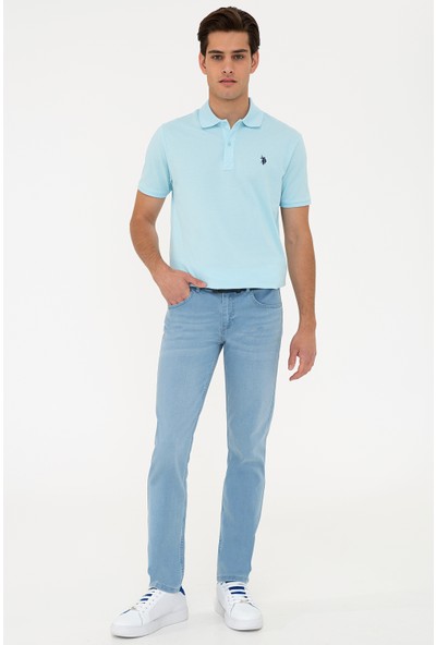 U.S. Polo Assn. Erkek Light Blue Denim Pantolon U.S. Polo Assn. Erkek Light Blue Denim Pantolon