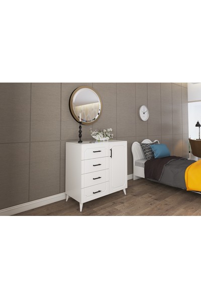 Sunroyal Concept Mihra 4 Çekmeceli Şifonyer