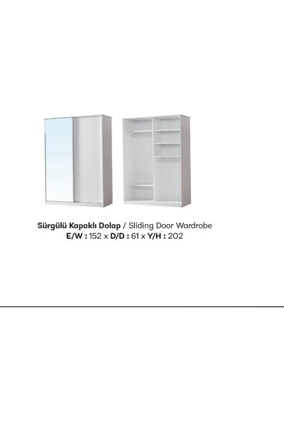 Bengi Uğurlu Rose Sürgülü Gardırop Yağmur