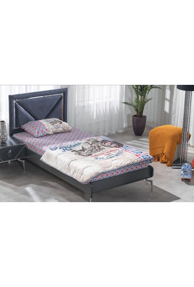 Bengi Uğurlu Talin Karyola Antrasit