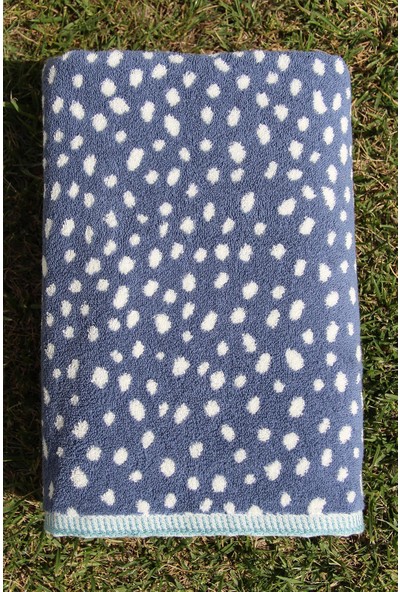 Baveno Pamuk 70X140 Puantiyeli Banyo Havlusu