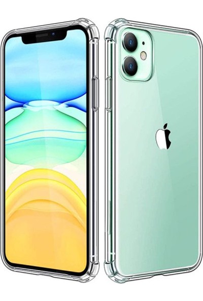 Mopal Apple iPhone 11 Tıpalı Şeffaf Silikon Kılıf