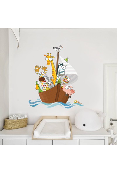 DekorLoft Dekor Loft Neşeli Deniz Yolculuğu Çocuk Odası Duvar Sticker