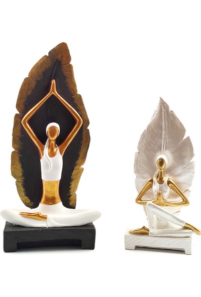 Lazbisa Yoga Yapan Kadın Kız Bayan Biblosu Dekoratif Hediyelik Eşya ( Büyük Boy ) - Siyah Lazbisa Yoga Yapan Kadın Kız Bayan Biblosu Dekoratif Hediyelik Eşya ( Büyük Boy ) - Siyah