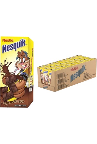 Nestle Nesquik Kakaolu Süt 180 ml x 24-Lü