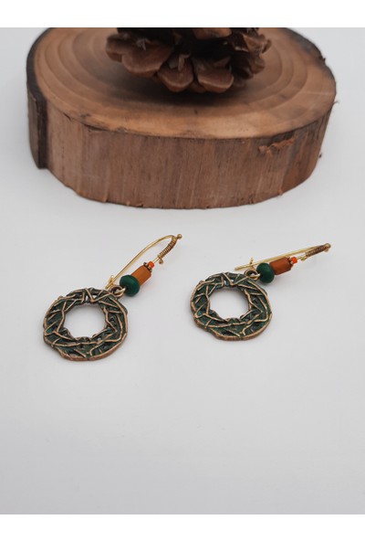 Takıtokacınız El Yapımı Etnik Tasarım Küpe