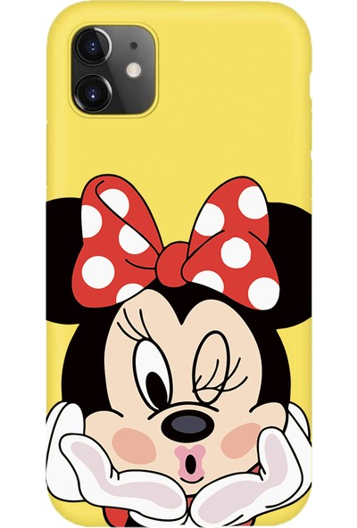 ShoptoCase iPhone 11 Lansman Minnie Desenli Telefon Kılıfı ShoptoCase iPhone 11 Lansman Minnie Desenli Telefon Kılıfı