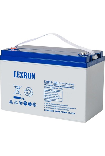Lexron Akü 12V 100A Jel (330X171X219MM) LEXRON-LXR100 Lexron Akü 12V 100A Jel (330X171X219MM) LEXRON-LXR100