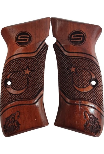 Victorious Sarsılmaz Kılınç 2000 Ceviz Ağacından El Yapımı Tabanca Kabzası Ars.17 Victorious Sarsılmaz Kılınç 2000 Ceviz Ağacından El Yapımı Tabanca Kabzası Ars.17