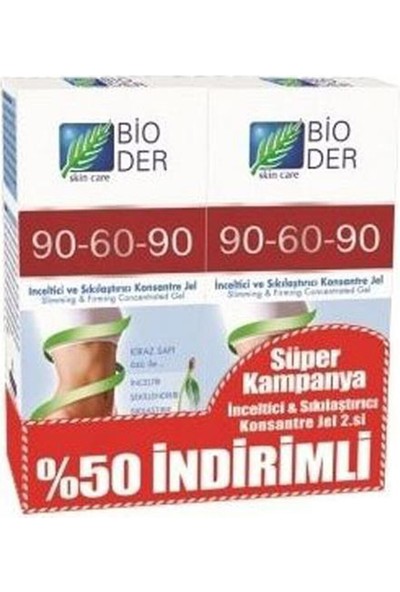 Bioder 90-60-90 Inceltmeye Yardımcı Jel 2. %50 Bioder 90-60-90 Inceltmeye Yardımcı Jel 2. %50