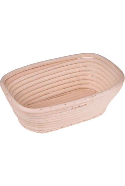 Bambum Puder Dikdörtgen 20 cm Ekmek Mayalama Sepeti