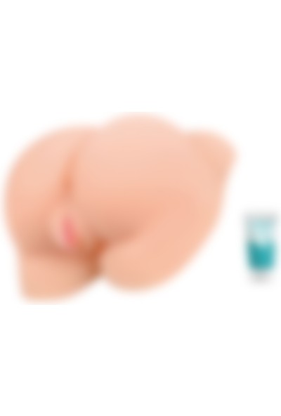 Bonilove 5 kg Çift Girişli Gerçekci Ebatlarda Suni Kalça Vajina Mastürbatör +Jel