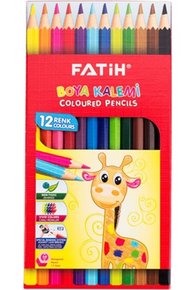 Fatih 12 Renk Kuru Boya