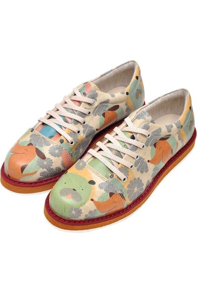 Dogo Dogs Day / Tasarım Baskılı Vegan / Broke-s Kadin Ayakkabi Dogo Dogs Day / Tasarım Baskılı Vegan / Broke-s Kadin Ayakkabi